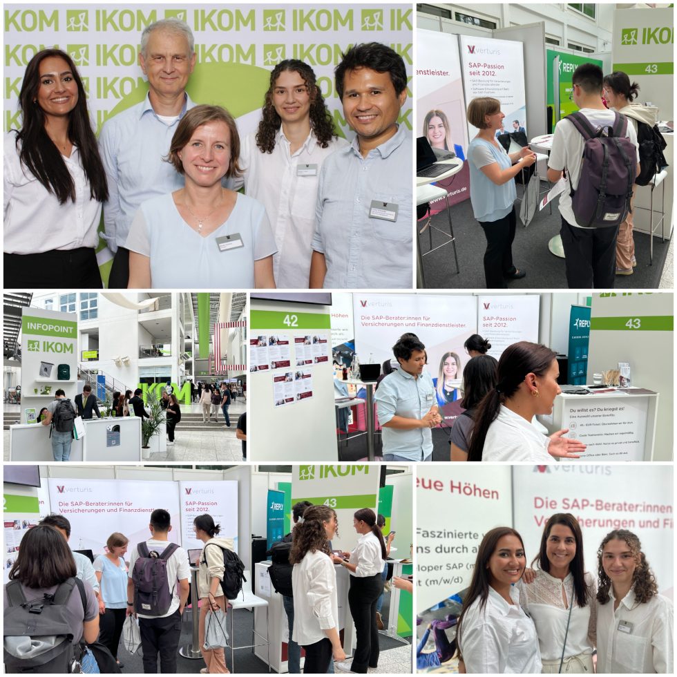 IKOM 2024: verturis auf dem Karriereforum der TUM (Technische Universität München) - verturis GmbH